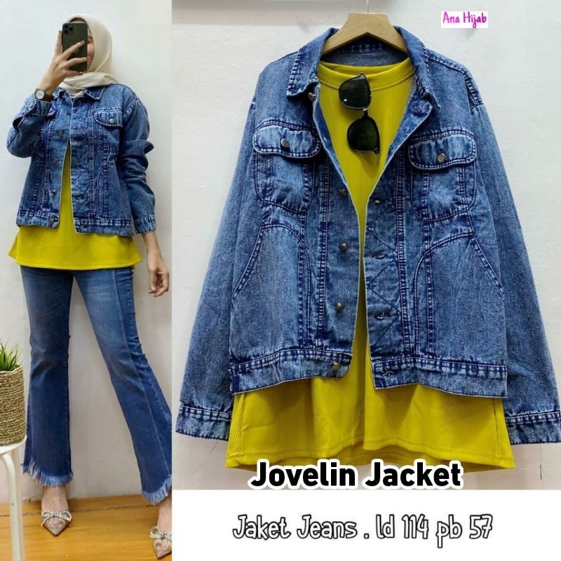Jovelin JACKET Women's Latest JEANS JACKET Embroidered Embossed MODEL ...