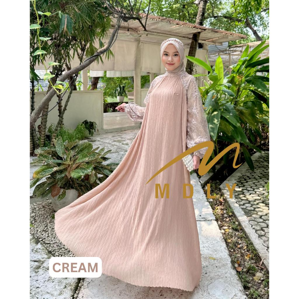 Mdly muslim women's Dress Shaura Dress by Mdly | Shopee Philippines