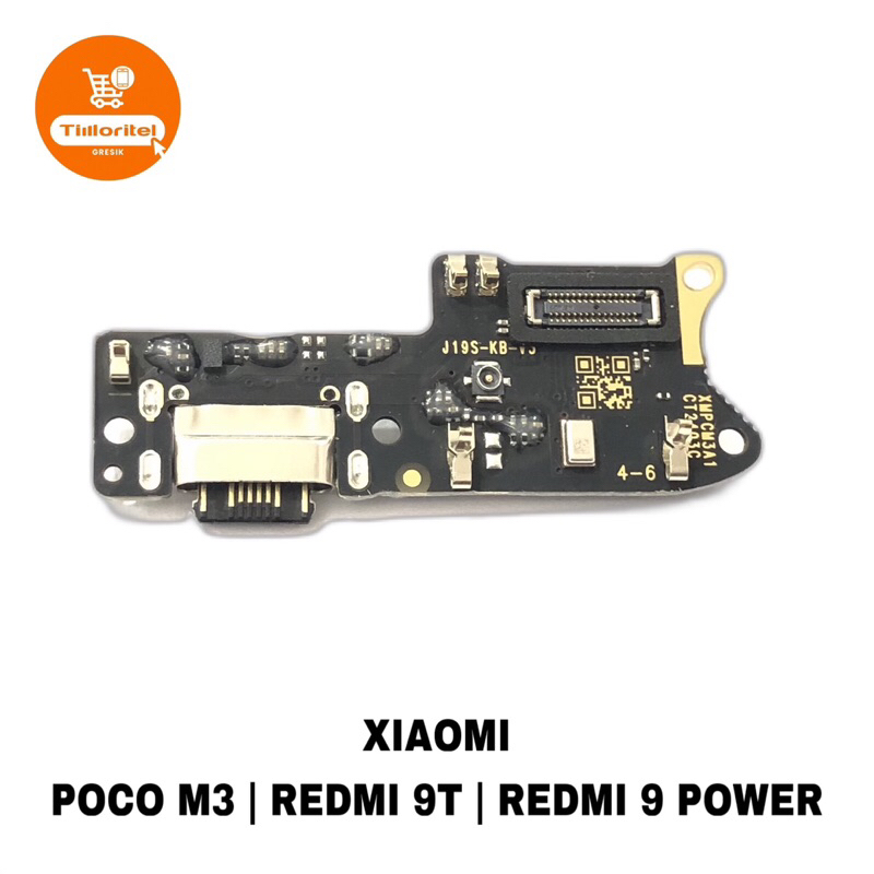 Board CONNECTOR CHARGER XIAOMI REDMI 9T | Redmi 9 POWER / PCB POCO M3 ...