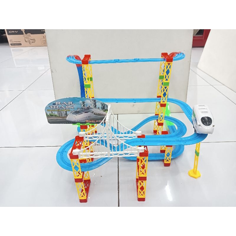 Children's Toys MRT LRT Train Ladder Slide Slide Track LOOP | Shopee ...