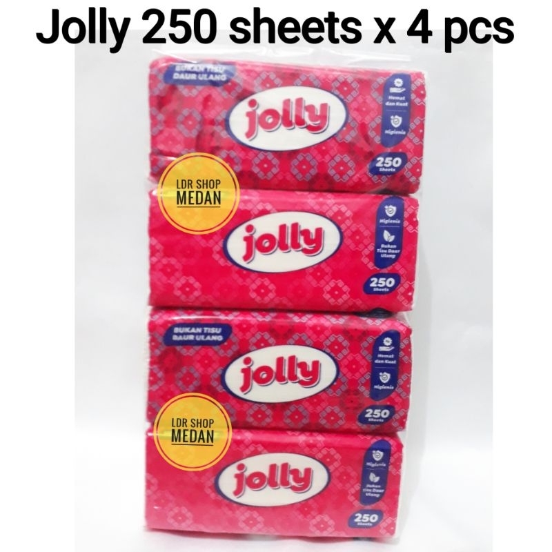 Jolly Facial Tissue 250 sheets (Price for 1 pax contains 4 pcs ...