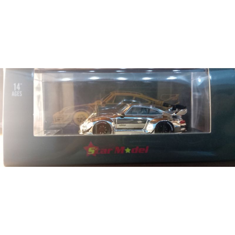 Star MODEL - 1:64 PORSCHE RWB 993 CHROME SILVER | Shopee Philippines