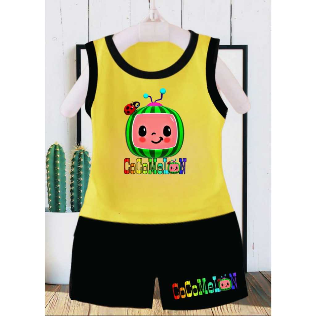 Ccomelon singlet Suits For Toddlers Girls Boys unisex | Shopee Philippines