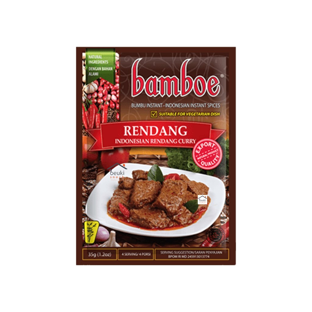 Bamboe Rendang, Typical Indonesian Cooking Seasoning | Shopee Philippines