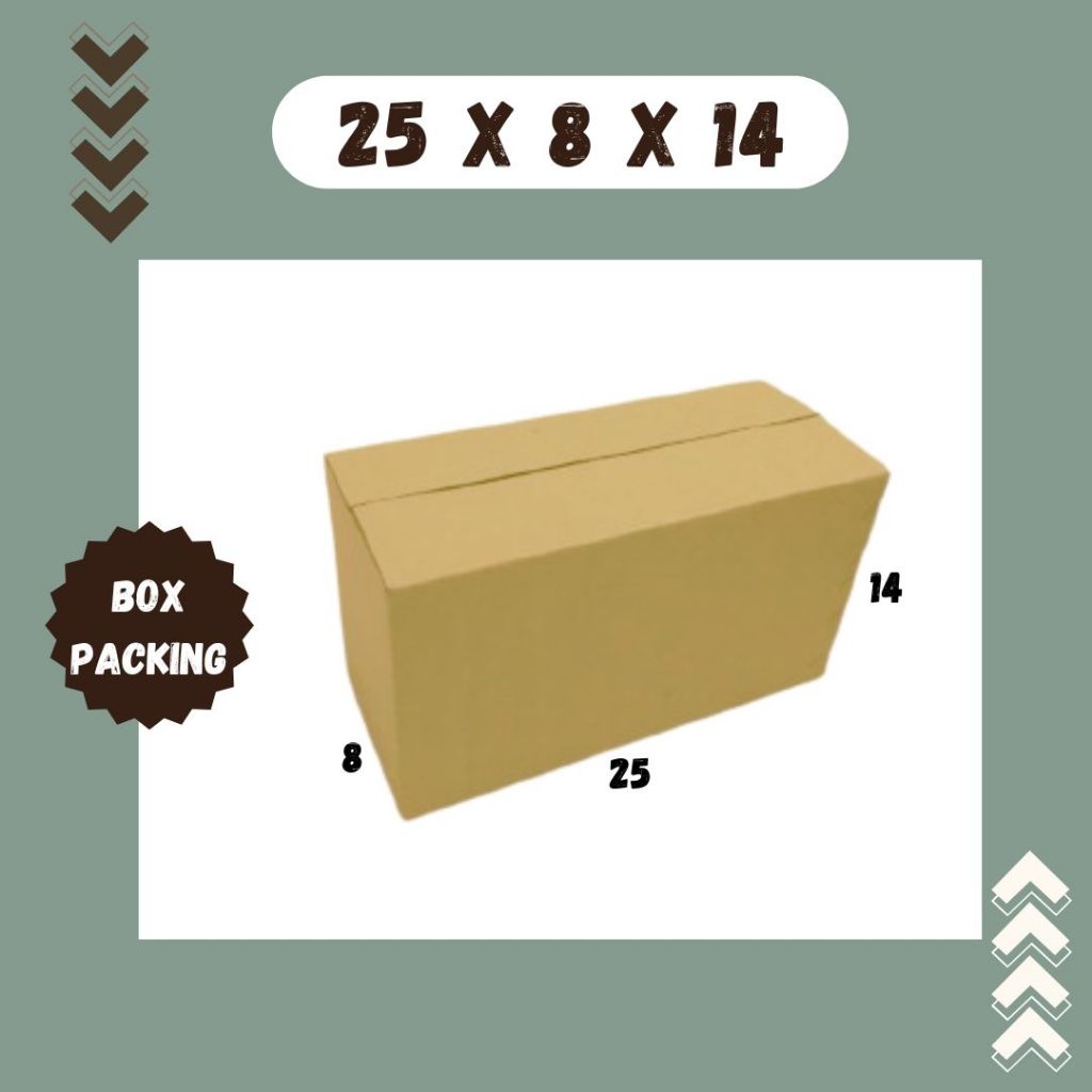 Amdk Cardboard 25x8x14 (120ml Contains 12) Cardboard Packing Carton Box ...