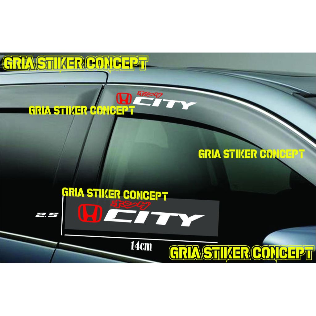 New HONDA CITY Car Gutter Sticker | Shopee Philippines