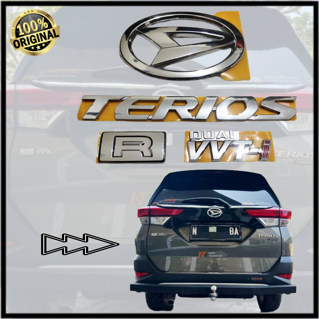 Original Daihatasu Terios Terios Terios Emblem/ Daihatsu Terios Rear ...