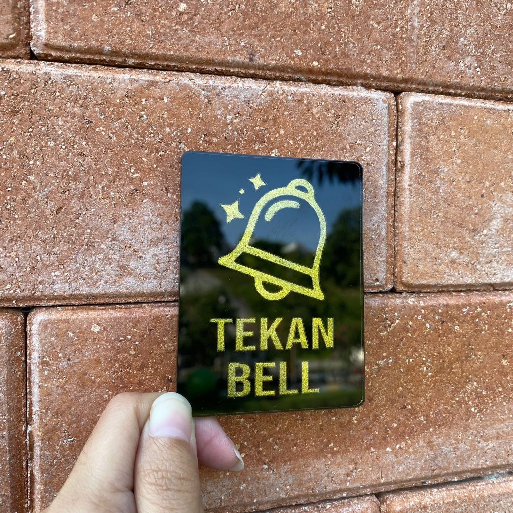 Bell Signage | Bell Acrylic Coating | Bell Indicator Board | Laser Cut ...