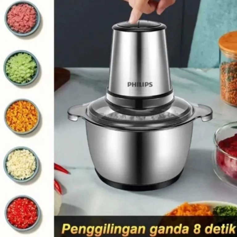 Code C48L PromoChopper Philips Blender Meat Grinder 2L Chopper Philips ...
