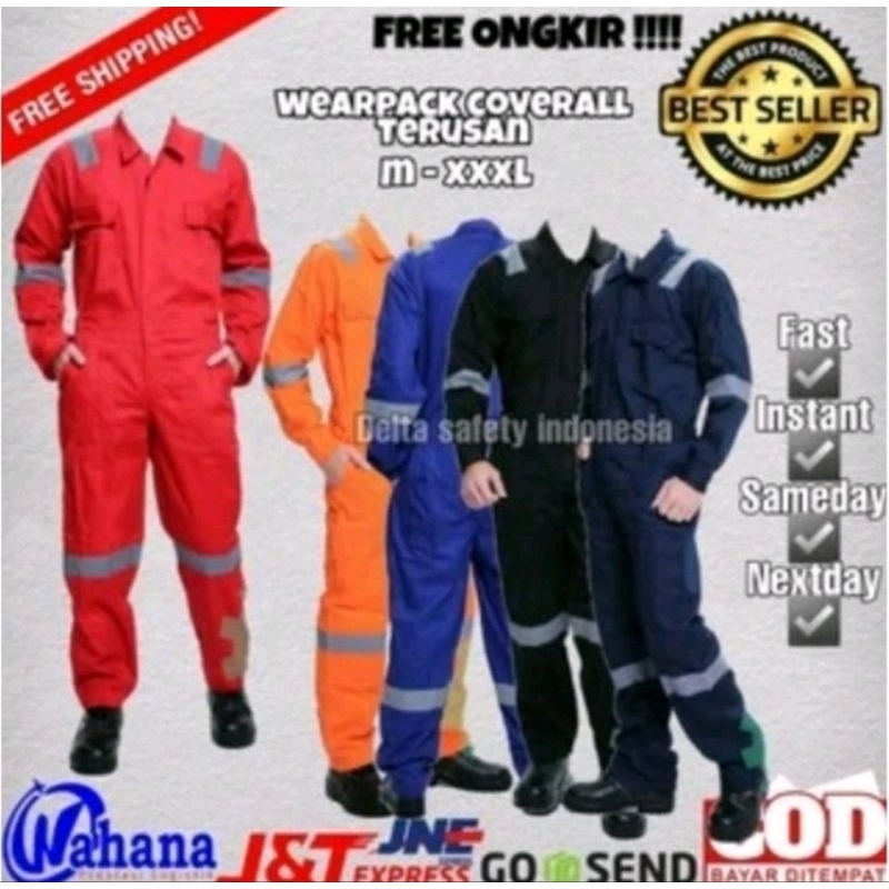 Wearpack Coverall Safety Uniform Jet Star Field Project Uniform For ...