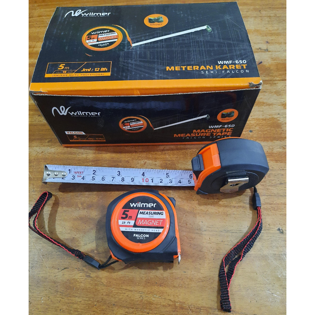 Wilmer Falcon Brand 5 meter Roll meter | Shopee Philippines
