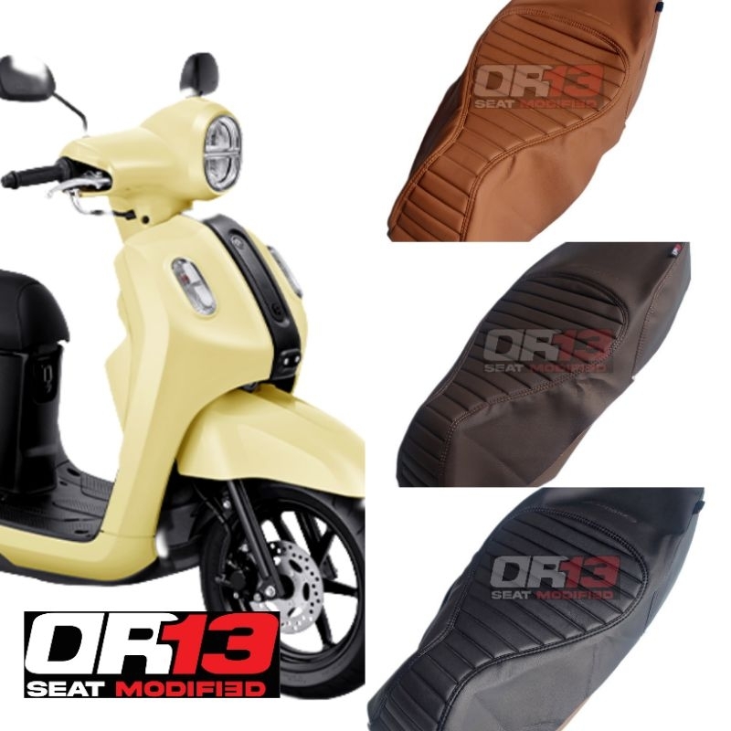 LEATHER SEAT YAMAHA FAZZIO PREMIUM SEAT RETRO | Shopee Philippines