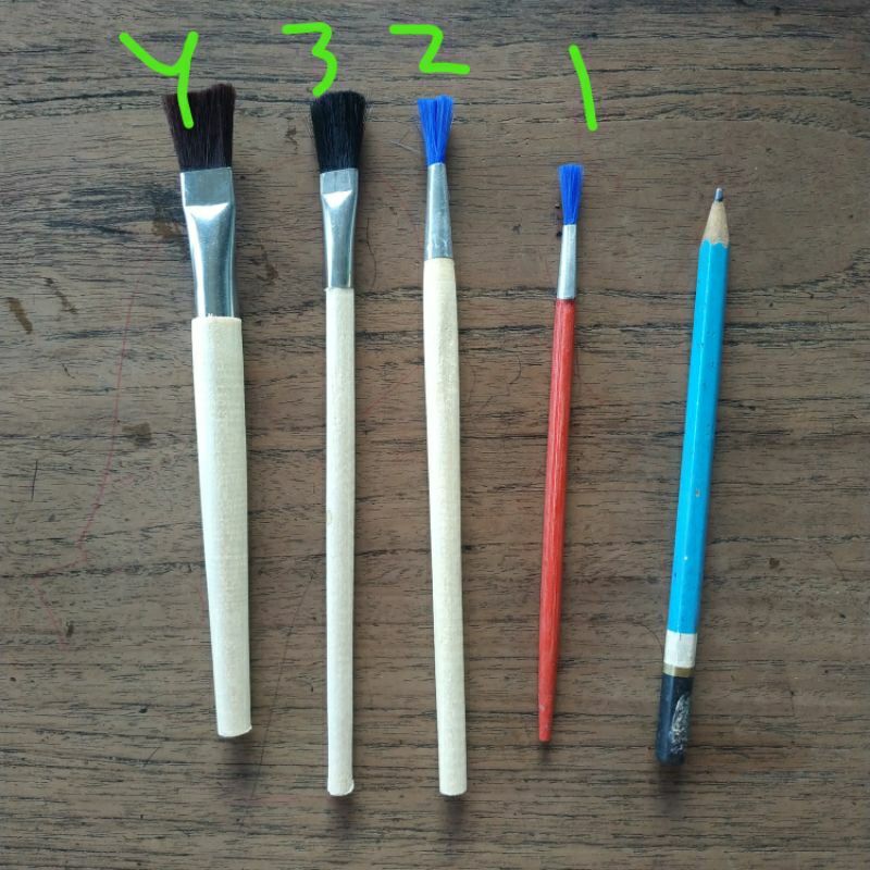 Painting Brushes Rickshaw Brushes Small Brushes Mini Brushes | Shopee Philippines
