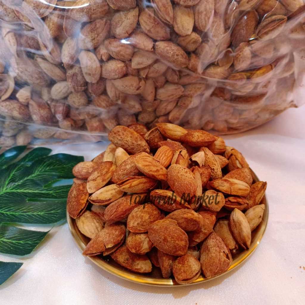 Almond Nuts Roasted Milk Skin 500gr Arabic Almond Nuts 1kg Healthy ...