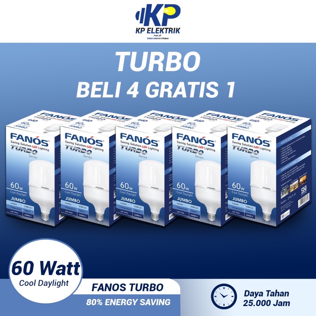 Fanos Turbo 60 Watt LED lamp | Shopee Philippines