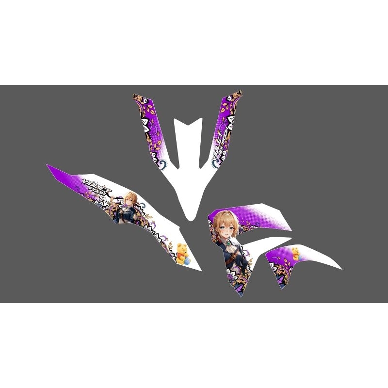 Striping STICKER TRANSPARENT VARIO GENDUA 125 2022-2023 DESIGN ...