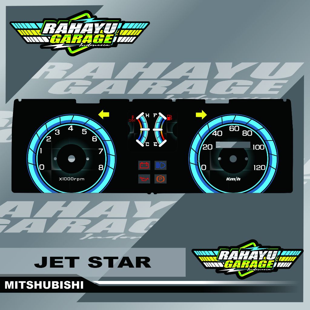 Custom MITSUBISHI JET STAR SPEEDOMETER BOARD | Shopee Philippines