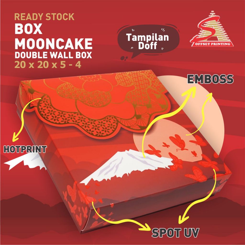 20 x 20 x 5 Mooncake Box/Box Hampers/Du Hamper/Dus Pudding/Cake Box ...