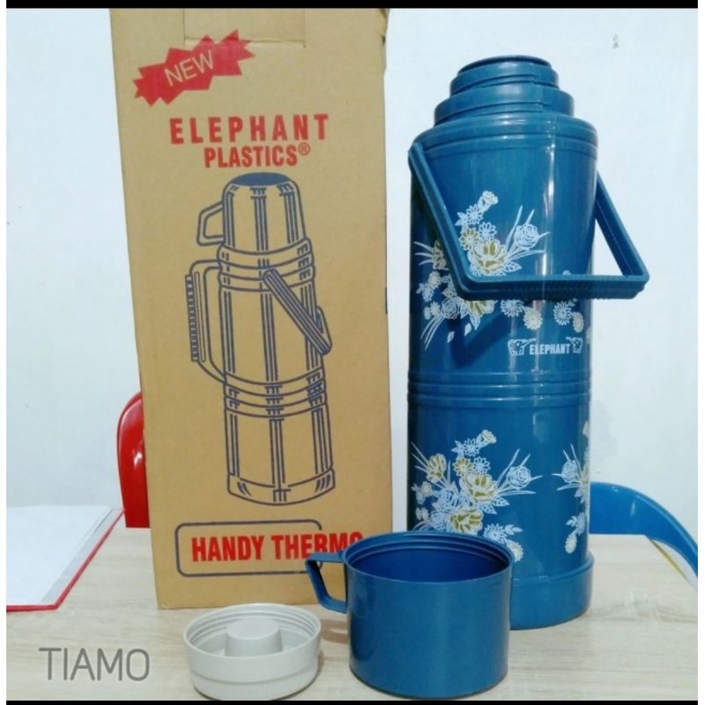 TERMOS 2 Liter Hot Water Thermos Elephant HT 500 Plastic Vacuum Flask ...