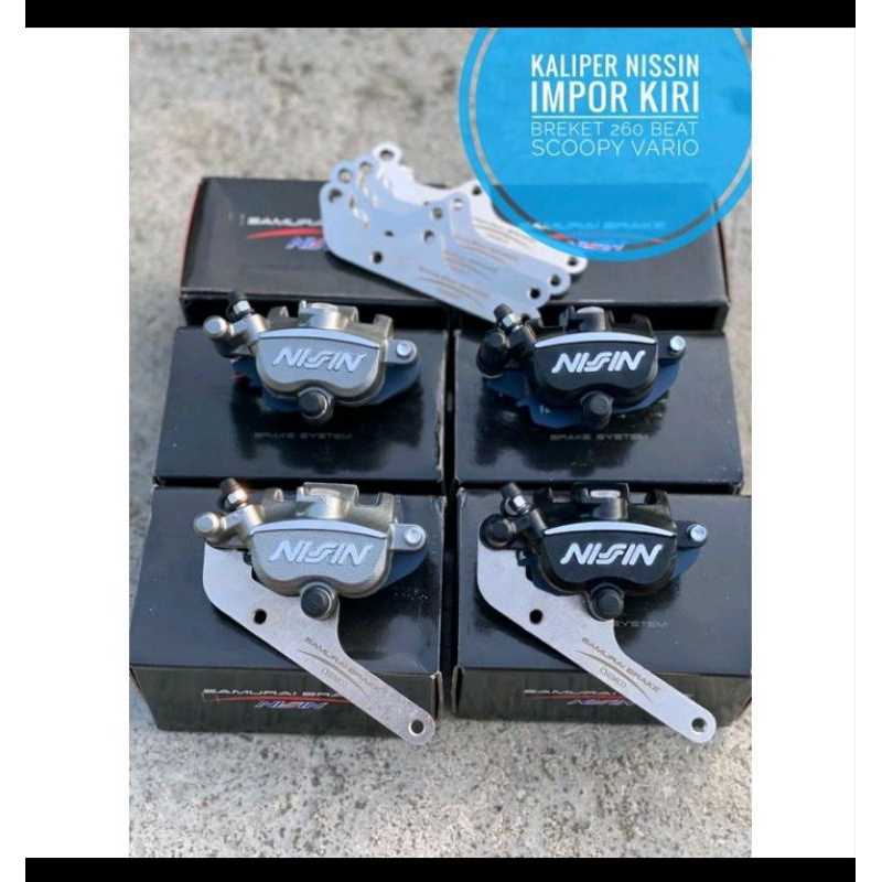 Caliper Imported 2-pistonKiri 260 disk scoopy vario Genio styloBEAT ...