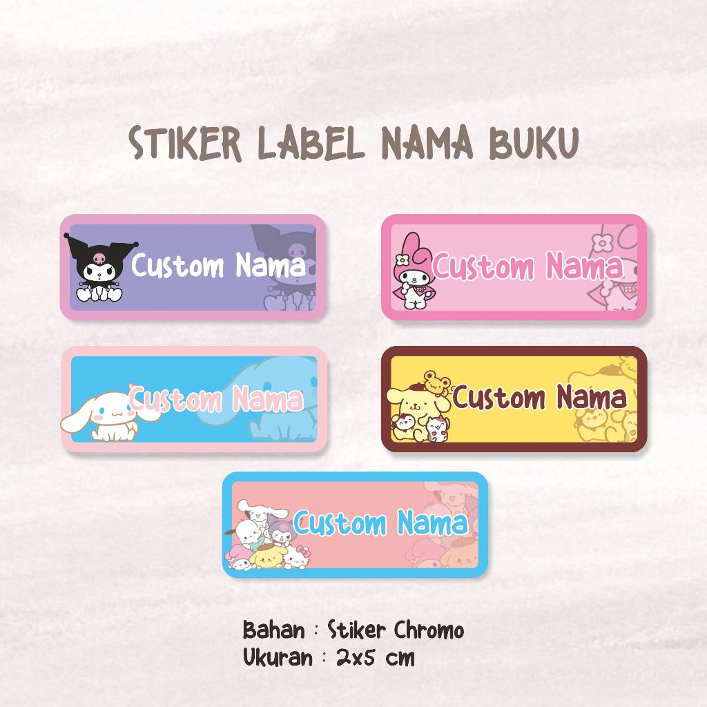 Name LABEL STICKER / BOOK LABEL STICKER | Shopee Philippines