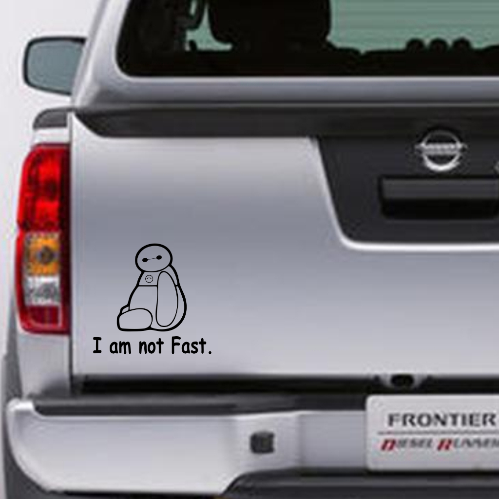 Sindeh GRAPHICA CAR STICKER LUGGAGE DOOR CUTTING STICKER BAYMAX I AM ...