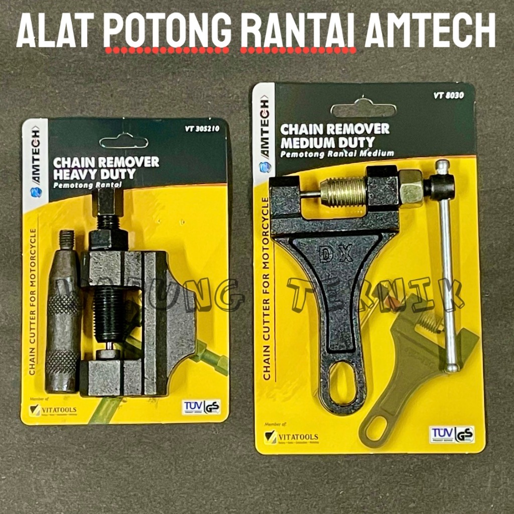 AMTECH MOTORCYCLE CHAIN BREAKER CUTTER TOOL - CHAIN REMOVER - HEAVY ...