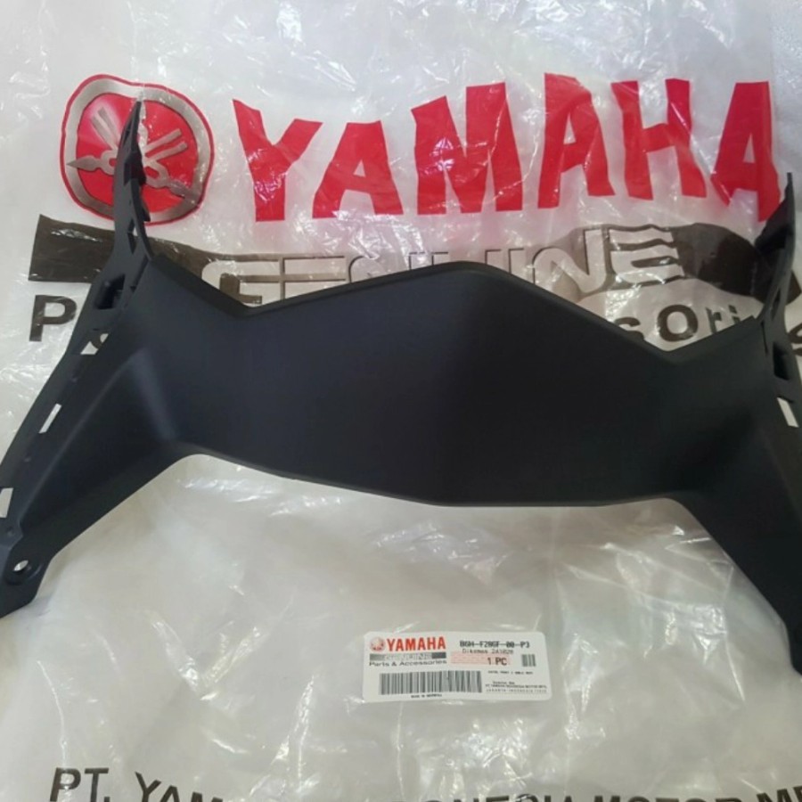 HITAM Black Yamaha NMAX 155 Connected Headlight Lower Cover B6H-F286F ...