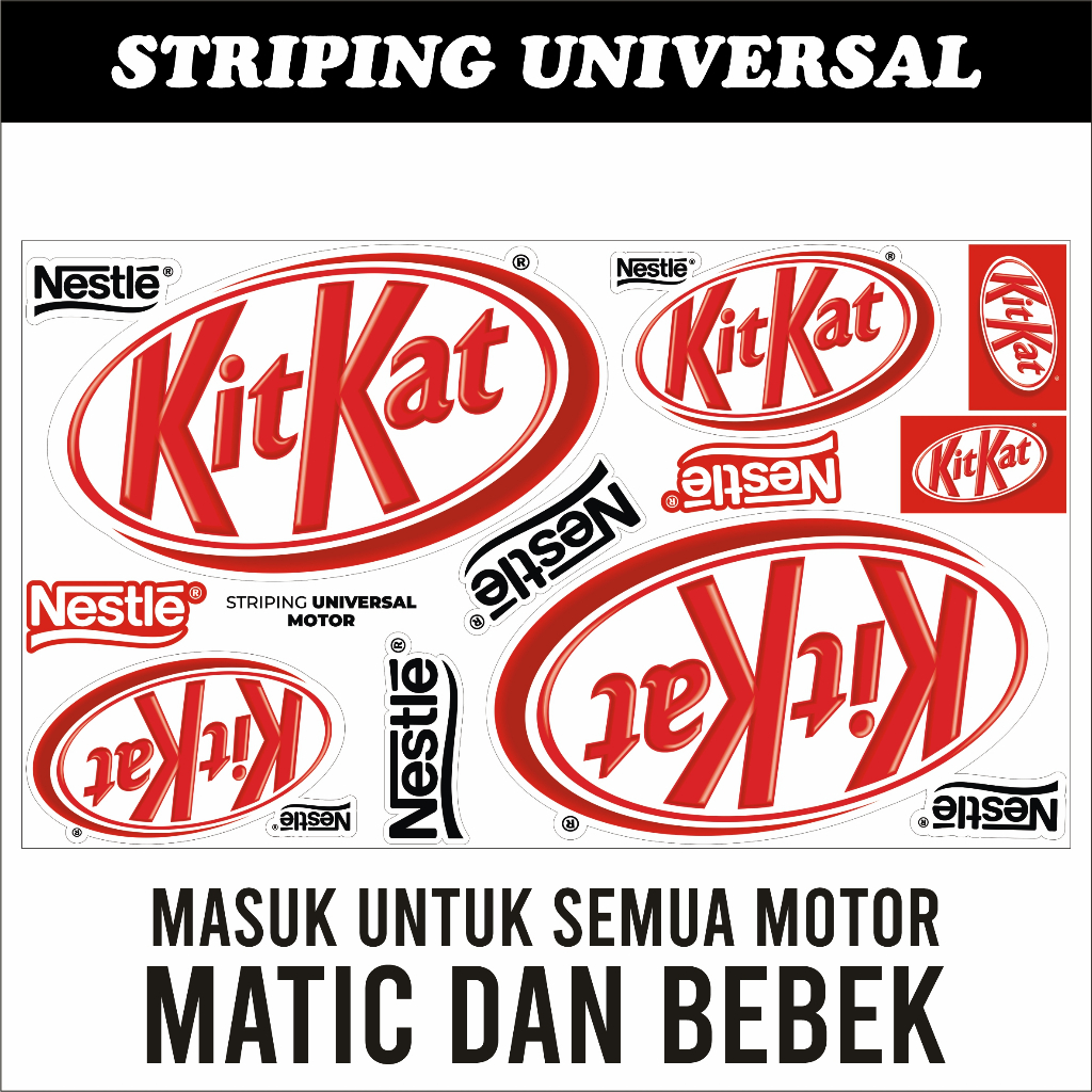 All DUCK AND MATIC MOTORCYCLE STRIPING STICKERS / UNIVERSAL STRIPING ...