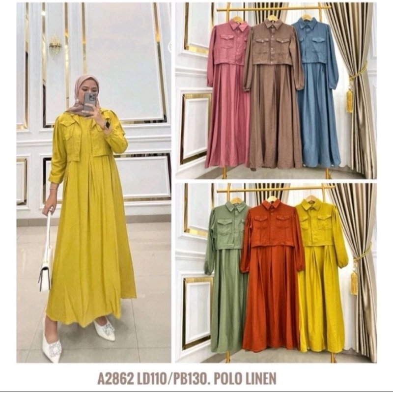 Inara dress-polo linen Robe--Plain Robe-Adult Robe- jumbo Robe-Current ...