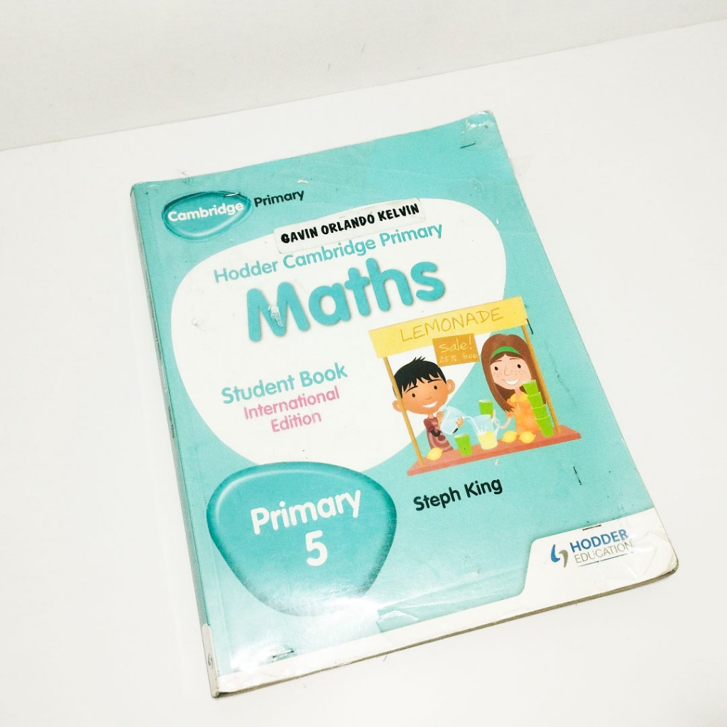 Hodder cambridge primary maths 5 student book | Shopee Philippines