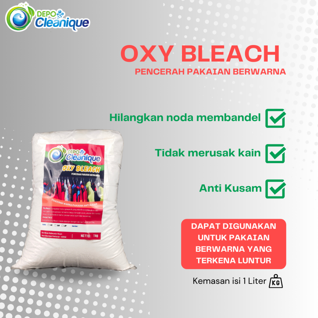 Oxy Bleach Anti Dull Clothes Lightening Powder 1kg | Shopee Philippines