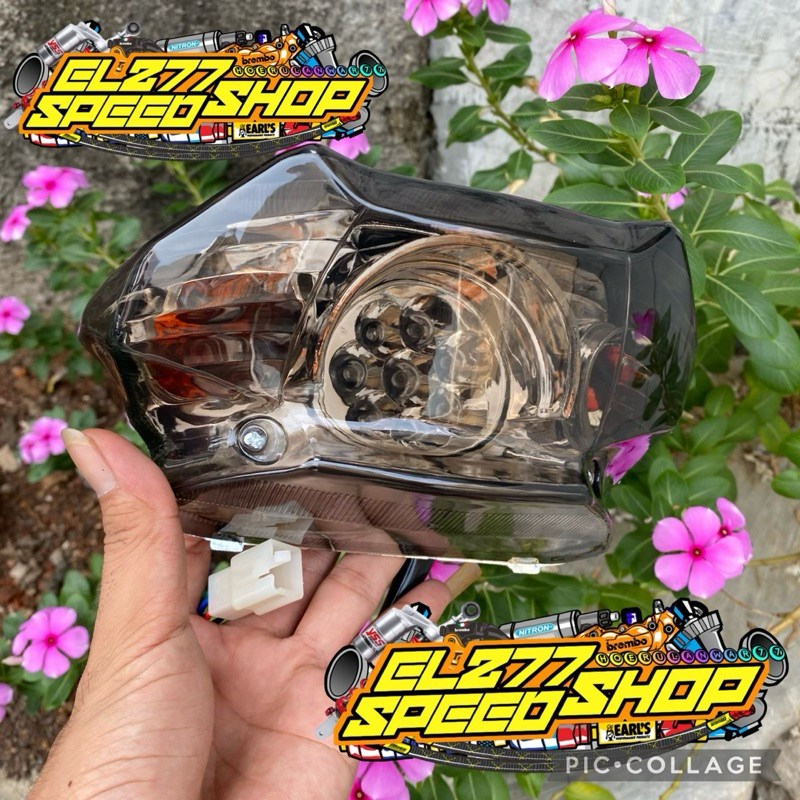 STOPLAMP MIO SPORTY MIO SMILE LED SMOKE BLACK REAR STOP LAMP MIO SPORTY ...