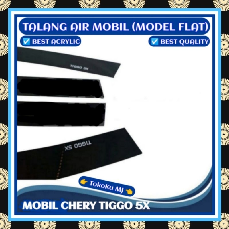 CHERY TIGGO 5X CAR WATER GUTTERS (FLAT MODEL) 4 DOORS FULL SET | Shopee ...