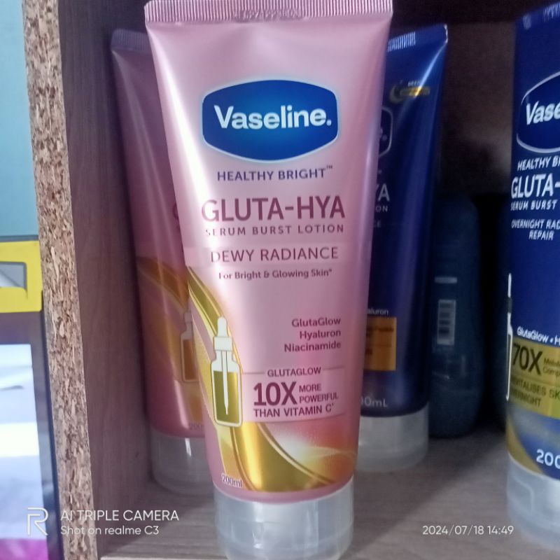 Vaseline GLUTA-HYA DEWY RADIANCE@200ML | Shopee Philippines