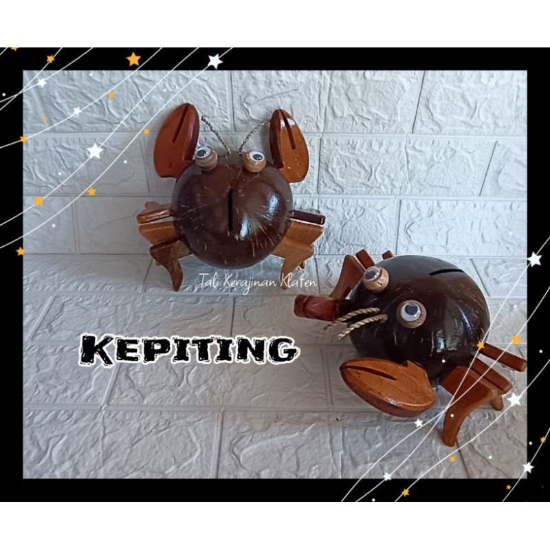 Crab Coconut Shell Piggy Bank/Coconut Shell | Shopee Philippines