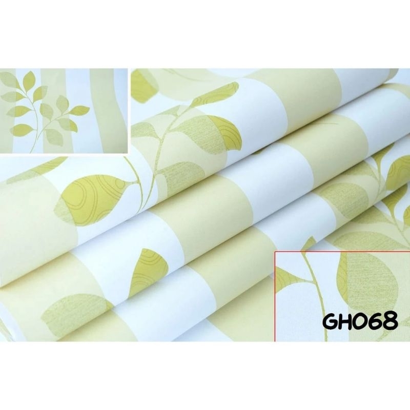 Leaf MOTIF WALLPAPER 45cm x 8-10M WALLPAPER WALLPAPER Living Room Wall ...