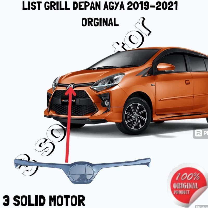 Agya Front GRILL LIST 2019-2021 ORIGINAL | Shopee Philippines