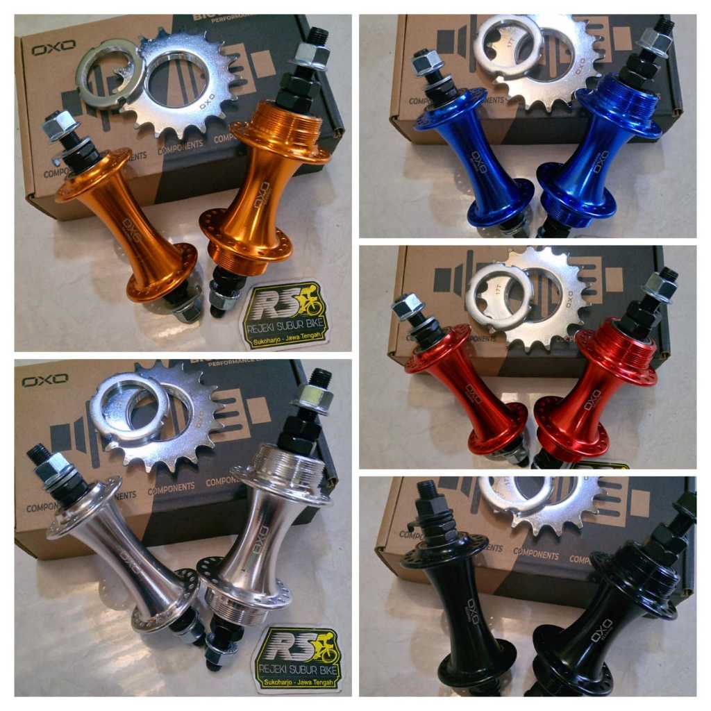 32H sealed bearing fixie bike Hub Plus COG 17t fixed gear BMX OXO ...