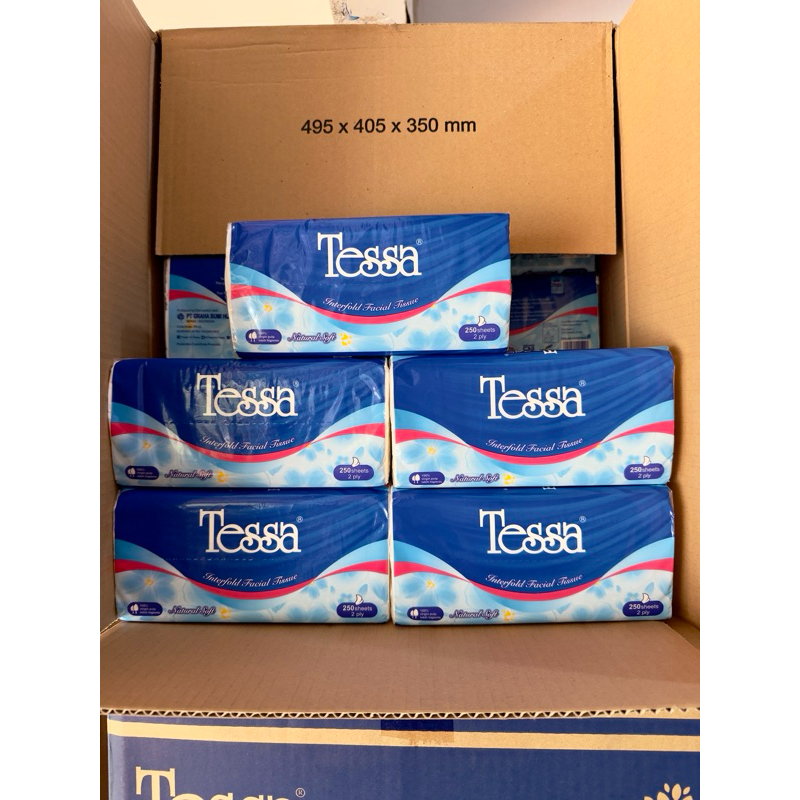 Package of 5 pieces of tessa tissue 250 sheets | Shopee Philippines