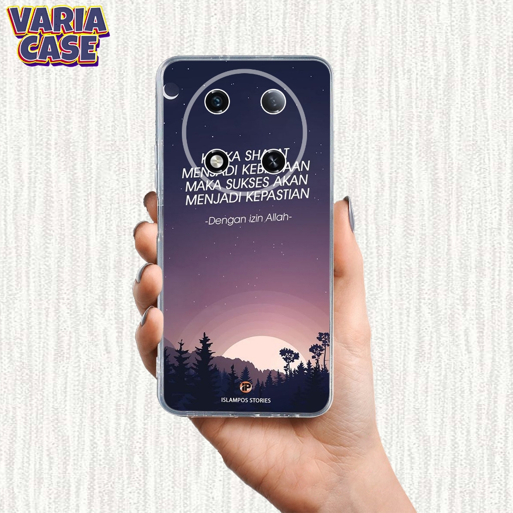 Case ITEL RS4 - QUOTES MOTIF - Premium Softcase - Transparent Clear ...