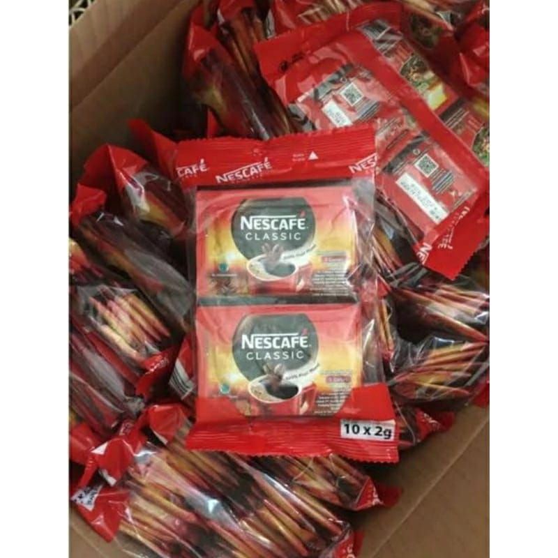 Nescafe CLASSIC Sachet 10x2g / NESCAFE Pure Coffee 2g | Shopee Philippines