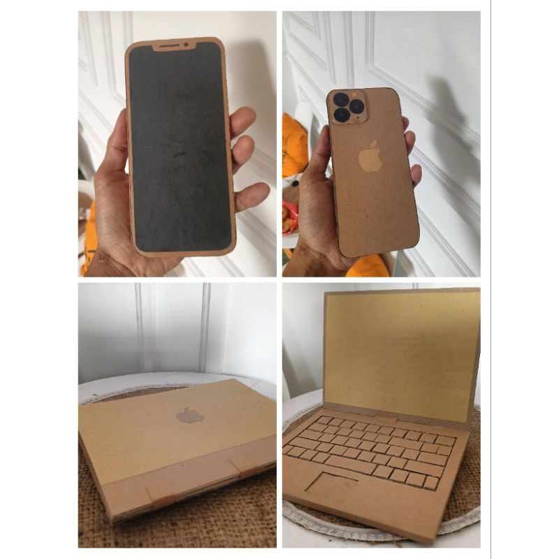 HP Crafts/crafts from cardboard/cardboard laptops Cardboard cellphone ...