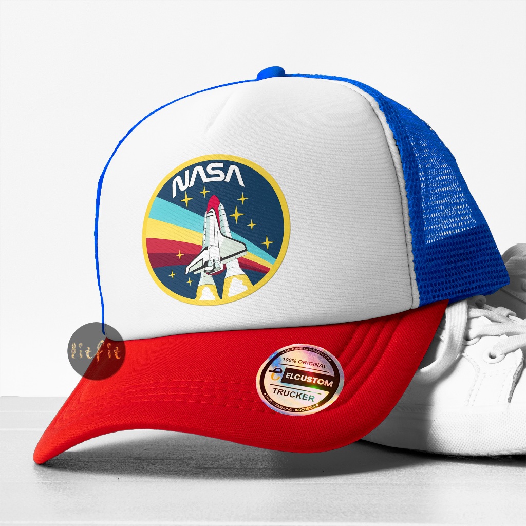 NASA Hat / Skena Hat / Screen Printed Hat / Trucker Hat / Mesh Hat ...