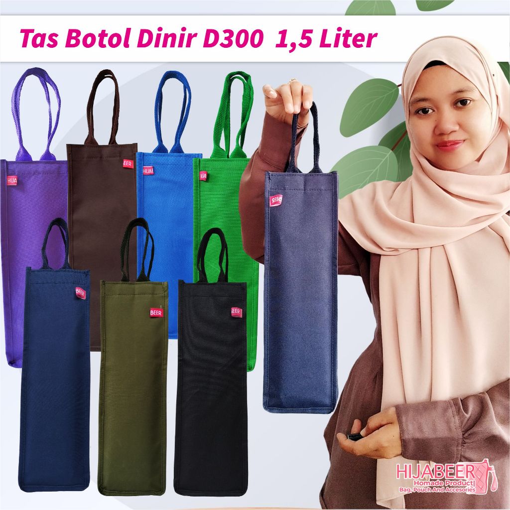 1.5 Liter Bottle Tote Bag Made of Dinir D300 Synthetic Material, Thick ...