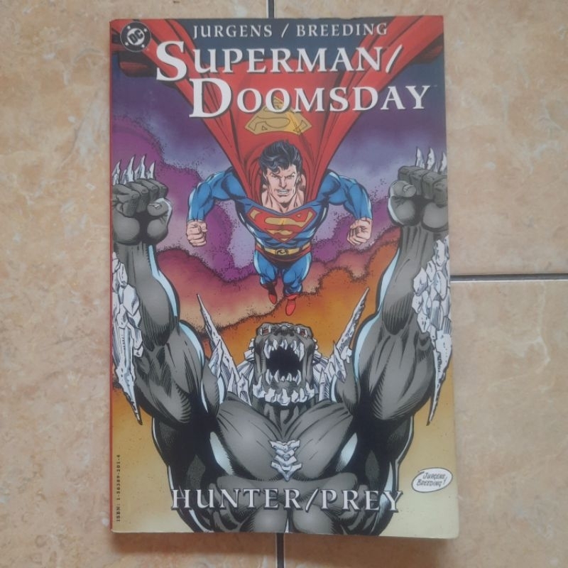 Imported Comic Superman Doomsday Hunter Prey Jurgens Breeding DC Comic English Kolpri | Shopee ...