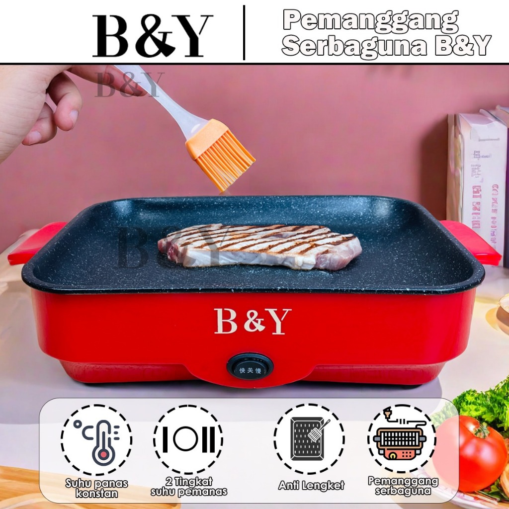 Multifunction Grill/Electric BBQ Grill/Portable Electric BBQ Pot 26CM ...