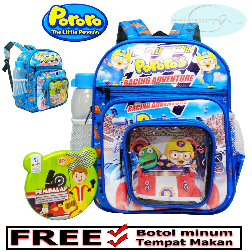Backpack For Preschool School Children - Kindergarten Character PORORO ...
