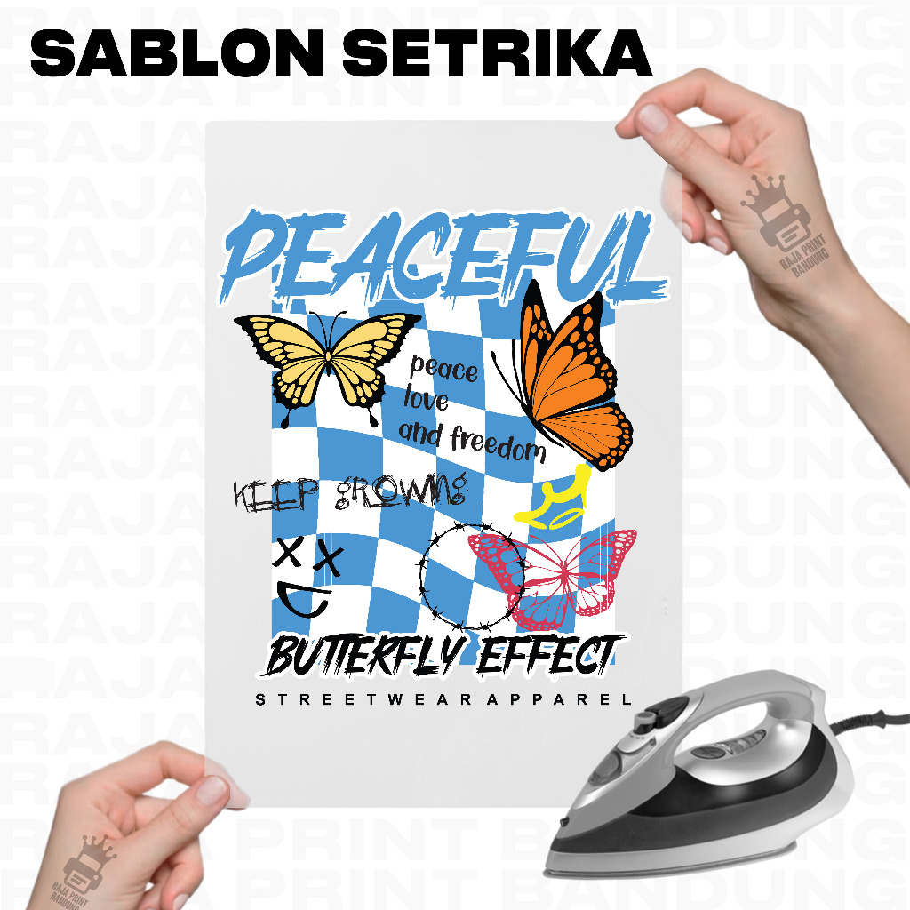 Sablon Iron Unit A3 DTF Sticker Kaos Ready To Press Ready To Iron ...