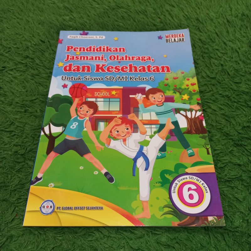 Original Book Of Physical Education Sports And Health PJOK Grade 6 SD ...